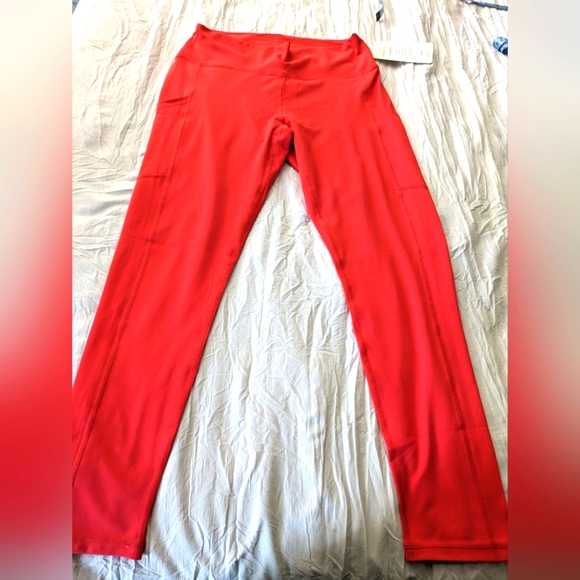 Fabletics | Pants & Jumpsuits | Fabletics Yoga Pants Strawberry Red ...
